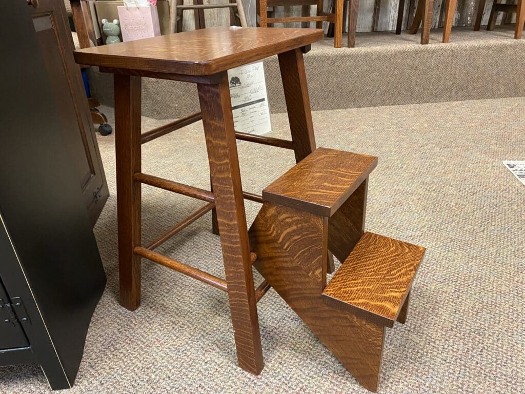 Folding Step Stool – The Woods Fine Amish Furniture